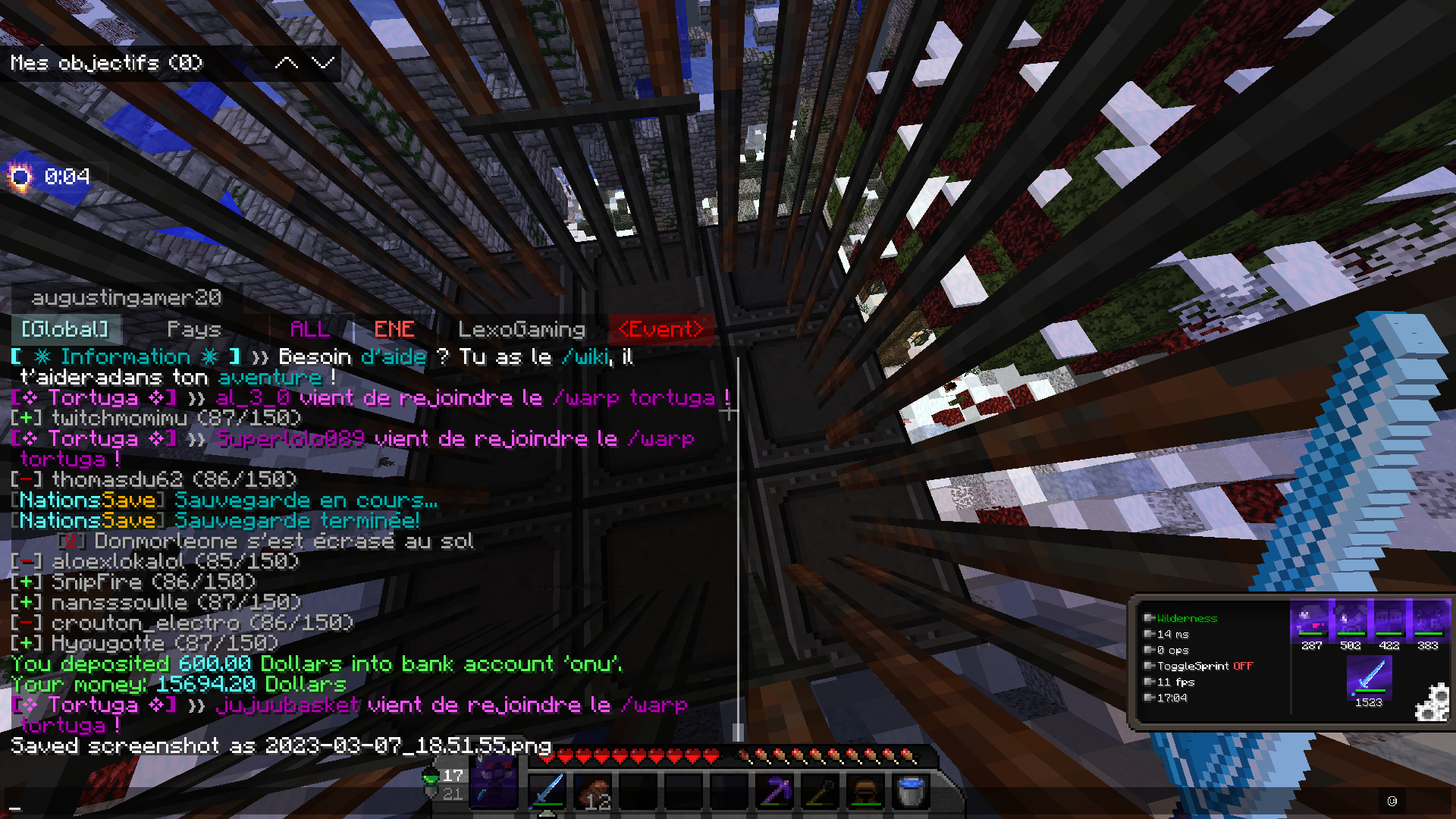 Plainte N°1704 : Tnt illégal |thomasdu62 contre Cyber_burger | NationsGlory